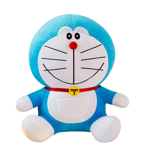 New LARGE Magic Dream Doraemon Smile Sitting Plush Cute 22cm Blue Doll ...