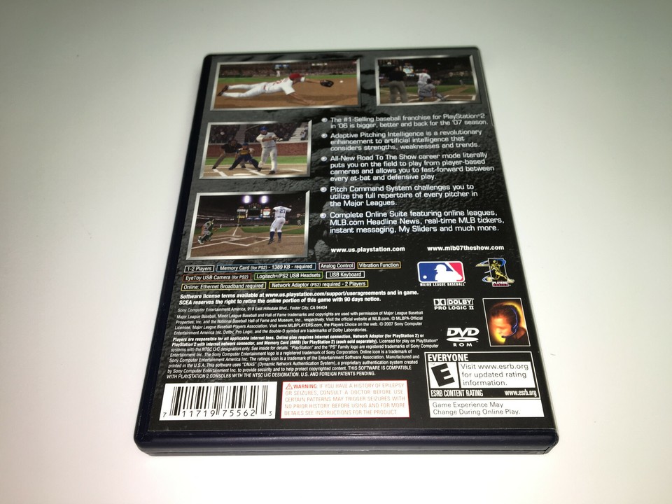 ️ MLB 07: The Show (Sony PlayStation 2, 2007) PS2 Complete 711719755623 ...