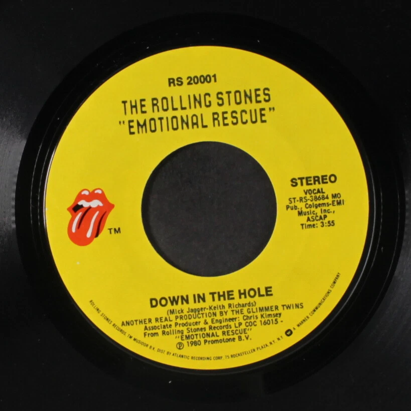 Rolling Stones Emotional Rescue Single 3634