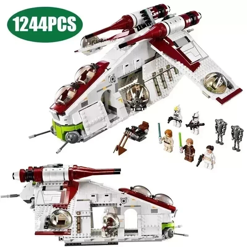 NEW Star Wars: Republic Gunship (75021) Complete Set Not Official Lego ...