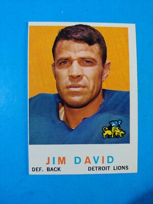 1959 TOPPS FOOTBALL #143 JIM DAVID EX-MINT | eBay