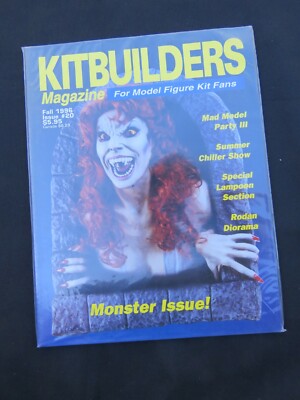 KIT BUILDERS Magazine #20 1996 Model Figure Rodan Horror Monster New | eBay