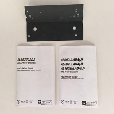Wire Divider and Altronix AL602ULADA Instruction Booklet | eBay