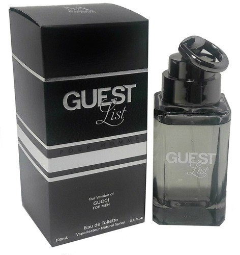 Guest List Cologne for Men EDT By Mirage Brands Spray Fragrance | eBay