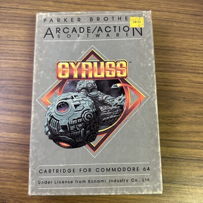 Commodore 64 Game Gyruss Box And Manual Only. No Game Cartridge Rare | eBay