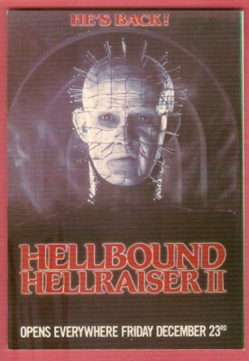 Tony RANDEL carte postale CINEMA: film HELLBOUND -HELLRAISER II/ed ...