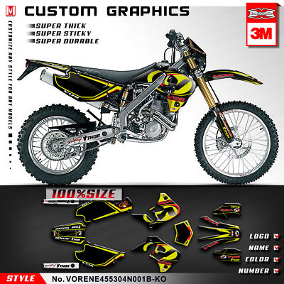 Dirt Bike Graphics Off-Road Decals Sticker Kit for VOR EN-E 450 530 ...