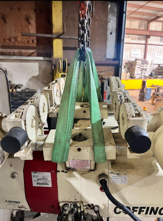 Coffing 4 Ton Electric Chain Hoist w/ Motorized Trolley, 30 FT Lift ...