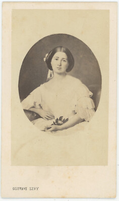 CDV Circa 1865. Portrait Of A Woman To Identify. Singer? Opera? | eBay