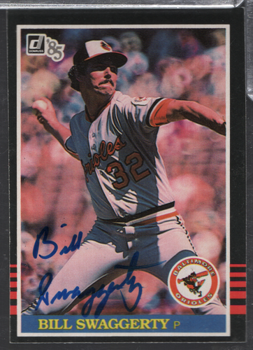 Bill Swaggerty Orioles Autographed 1984 Donruss #392 w/COA 103023NPCD32 | eBay