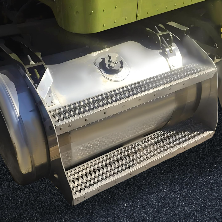 26" Fuel Tank Step For Peterbilt 389 All Models Silvery Non-Slip Fuel ...