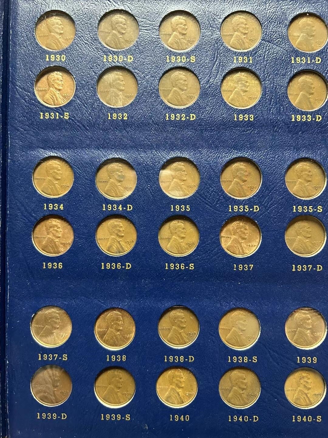 1909-1958 Lincoln Wheat Cent Penny Set Collection | eBay