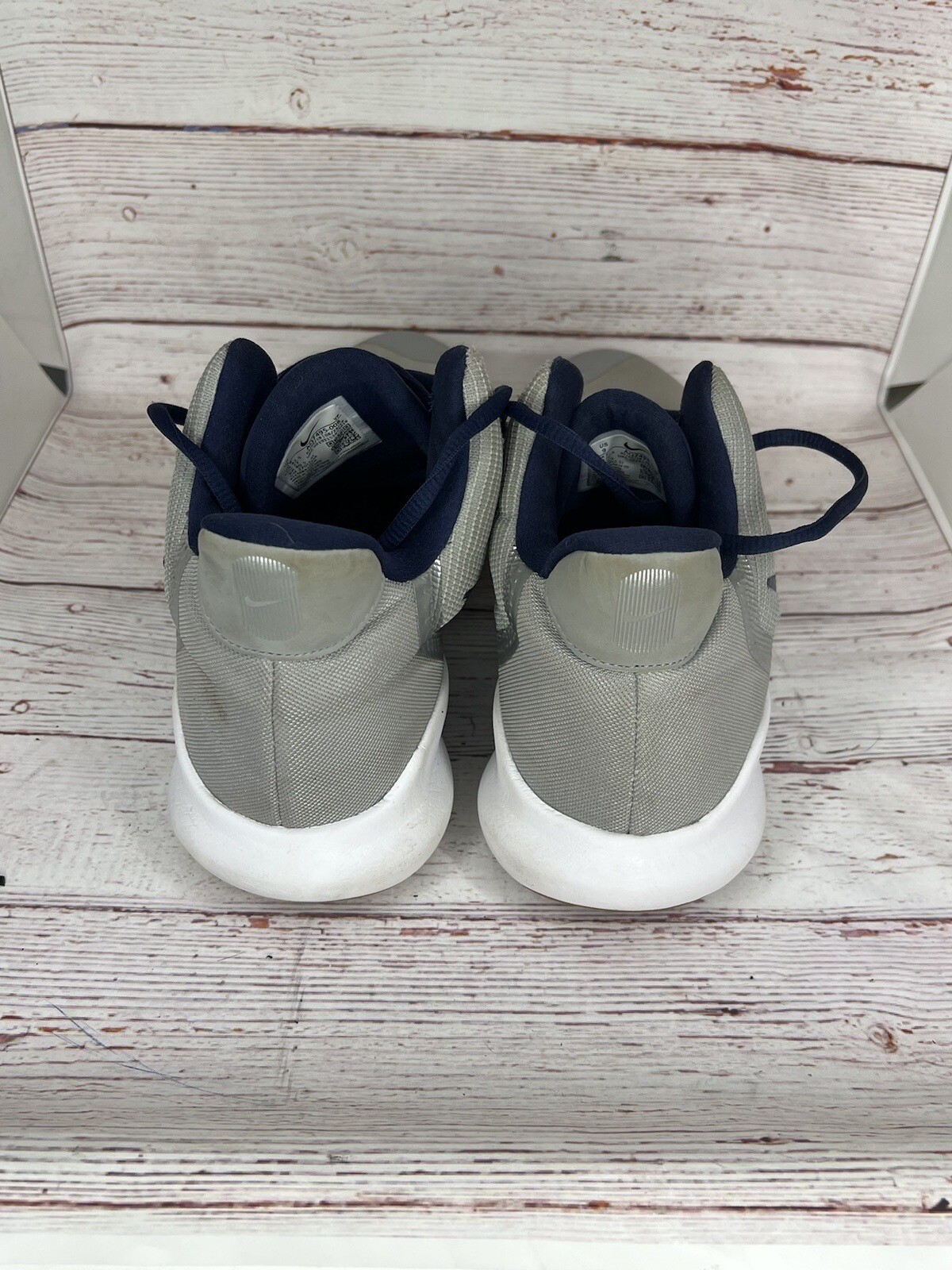 2019 Men's Nike Precision III Lt Smoke Grey Midnight Sneakers Sz 9 ...