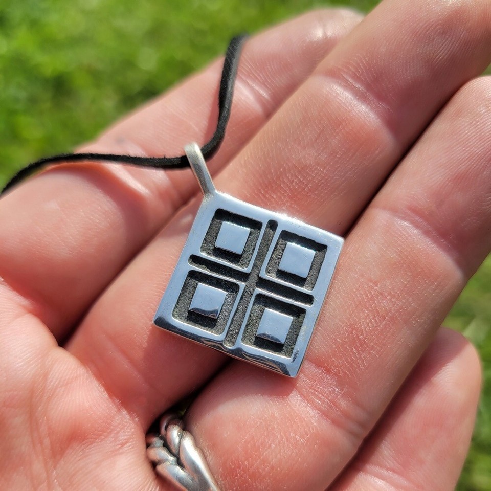 925 Silver Mokosh Symbol Amulet. Slavic Jewelry. Pagan. Rodnovery ...