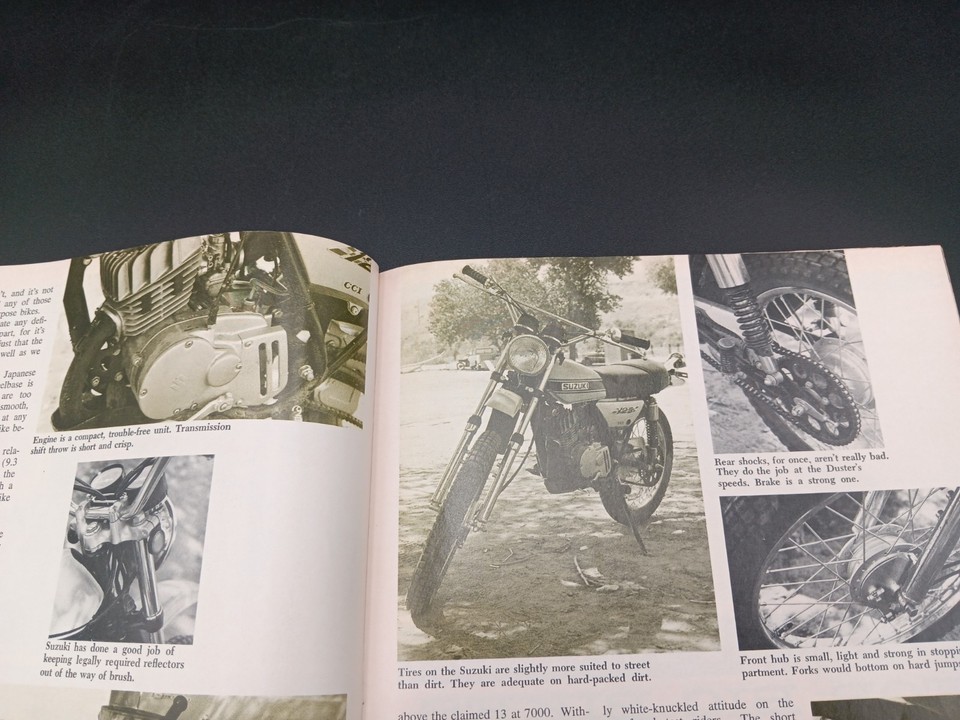 DIRT BIKE MAGAZINE FEB 72 Vol 2 No 2 Suz TS125R Duster Taming TM400 Cyclone | eBay