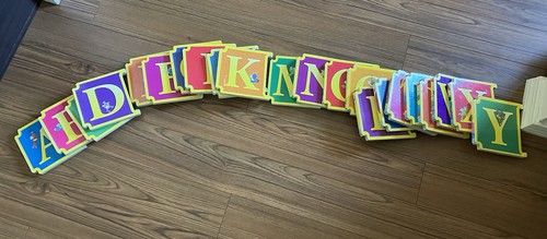 22 Vtg Sesame Street Alphabet ABC Board Book Set A-Z 1997 Not Complete ...