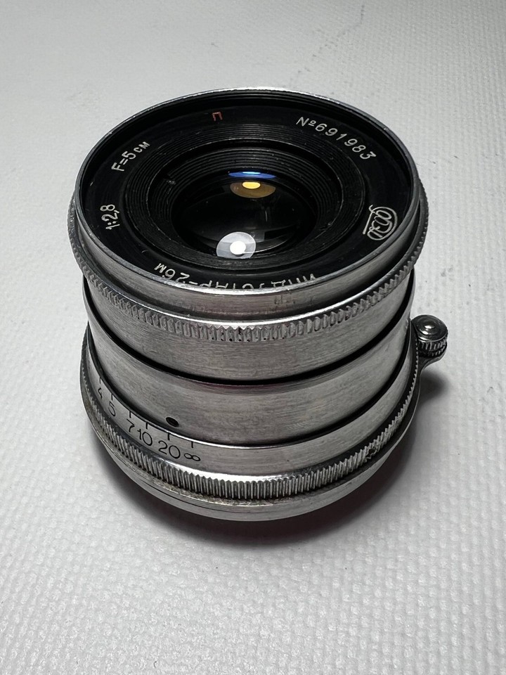 INDUSTAR 26m 2.8/52mm M39 Leica Zorki FED Rangefinder Photo soviet Lens ...