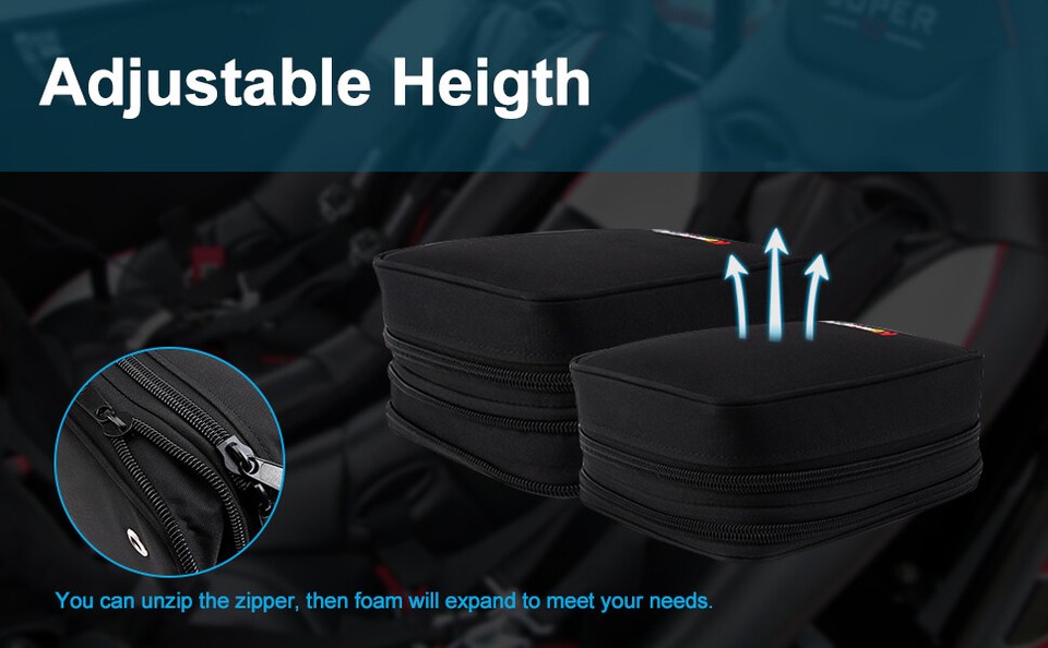 UTV Armrest Console Storage Bag For 2015-2023 Polaris RZR S 900 XP 1000 ...