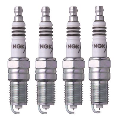 4 X New NGK IRIDIUM IX Resistor Performance Power Spark Plugs TR6IX ...