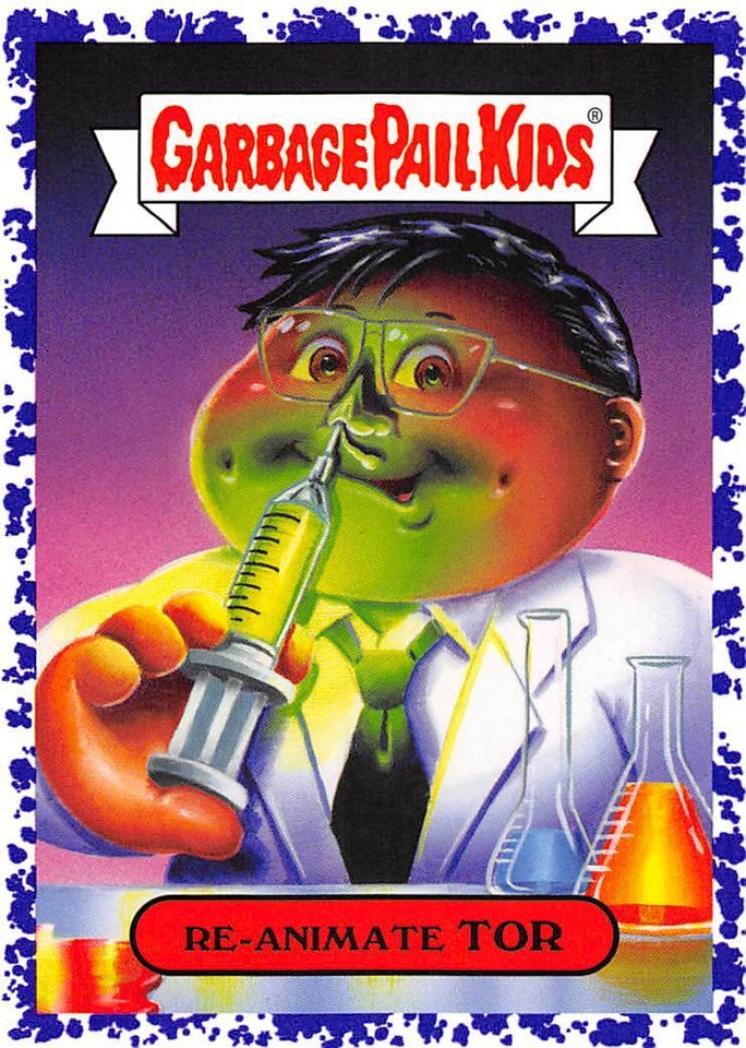 GARBAGE PAIL KIDS REVENGE OF OH THE HORROR-IBLE PICK-A-CARD 2019 PURPLE ...