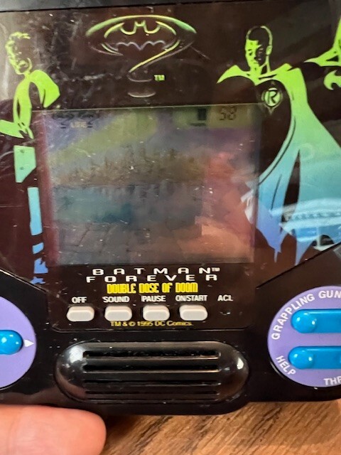 Batman Forever Double Dose Of Doom Tiger Handheld Electronic Game ...