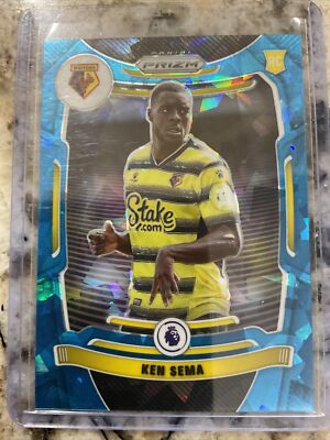 2021-22 Panini Prizm EPL CRACKED PINK ICE Blue PRIZM Ken Seam 30/75 | eBay