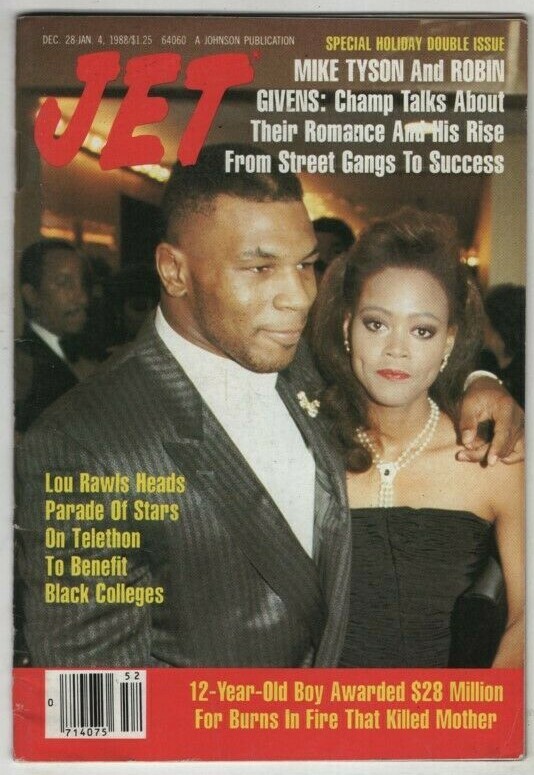 Jet Mag Mike Tyson Lou Rawls December/January 4, 1988 070320nonr | eBay