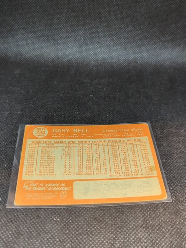 1964 Topps Gary Bell #234 Cleveland Indians | eBay