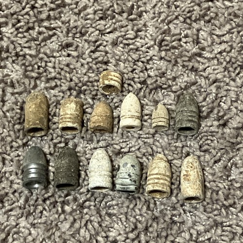 Lot Of 13 Different Various Confederate & Union Civil War Bullets Dug | eBay