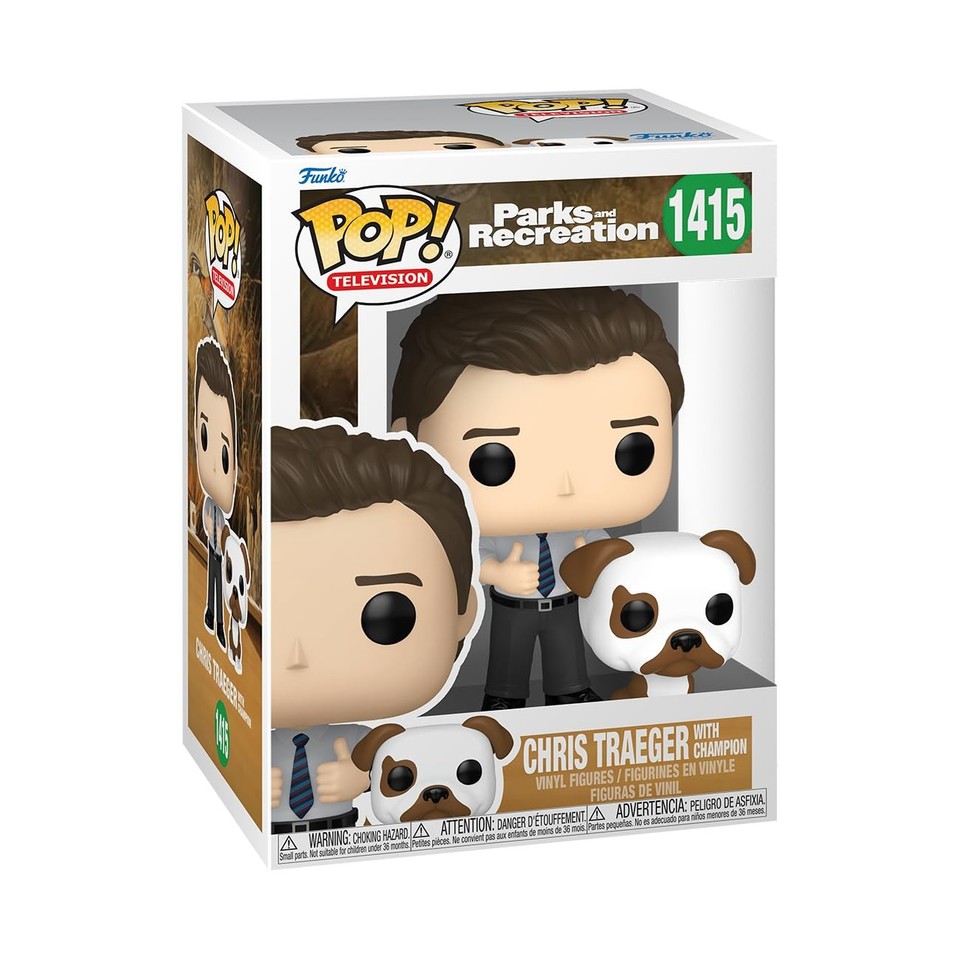 Funko POP! & Buddy: Parks & Recreation - Chris & Champion - Parks And ...