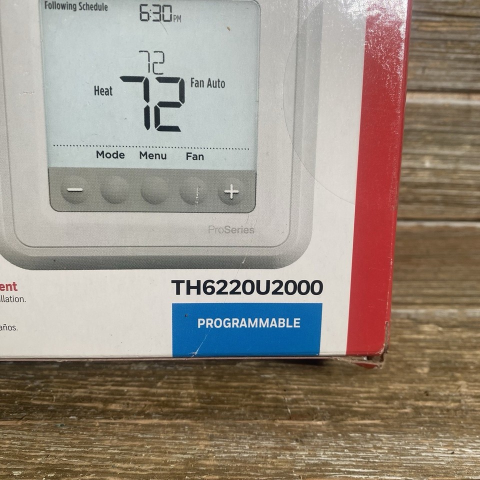 Honeywell Home T6 Pro Programmable Thermostat TH6220U2000 New In Box | eBay