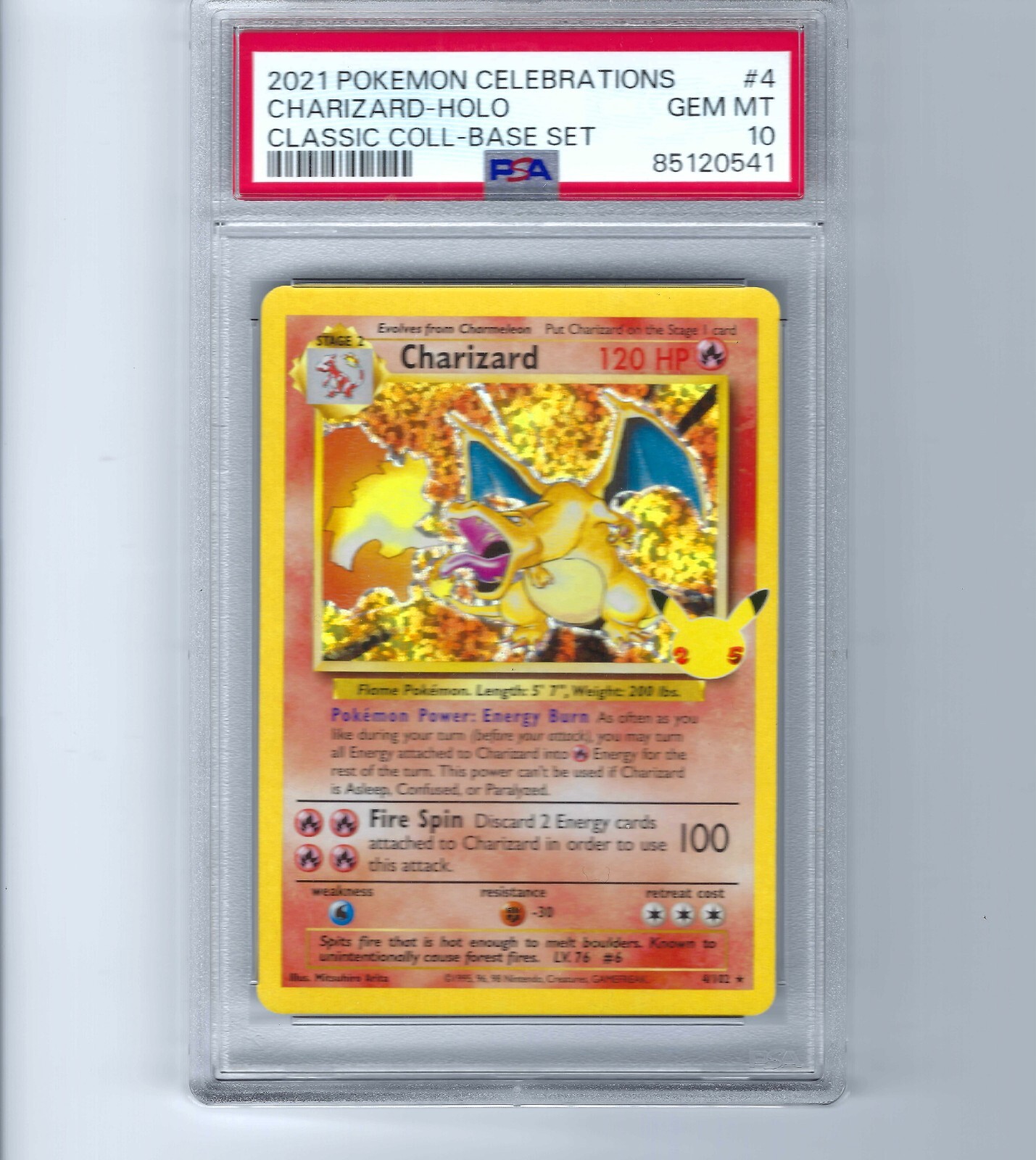 Charizard 2021 Celebrations: Classic Collection #4 Holo Price Guide ...