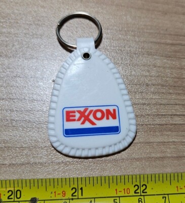 Vintage EXXON Advertising Keychain | eBay