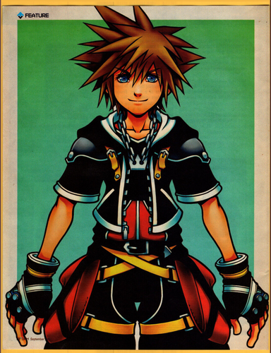 Kingdom Hearts Sora Cover - Video Game Print Ad / Poster Promo Art 2005 ...