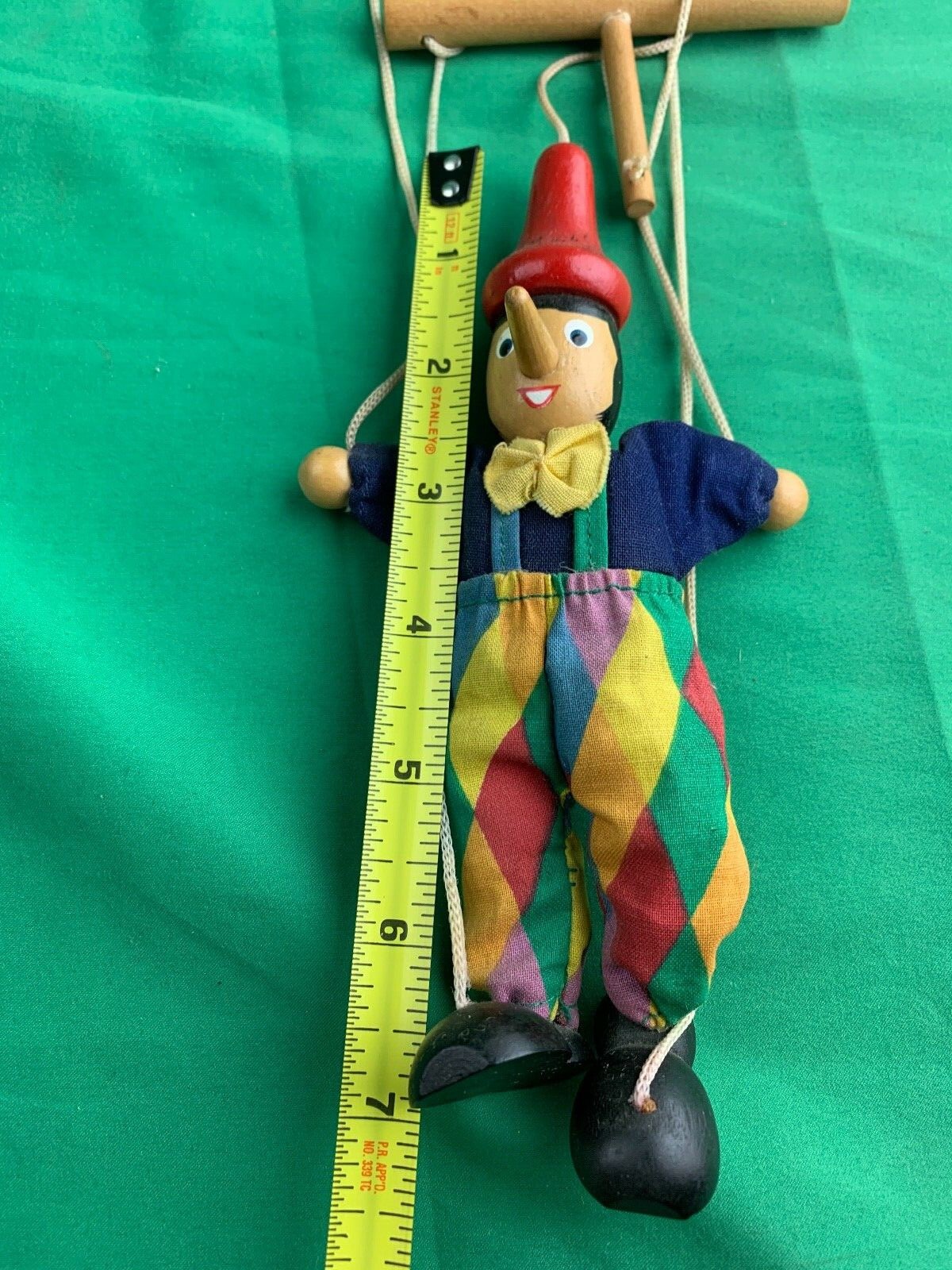 Vintage Pinocchio wooden Marionette puppet | eBay