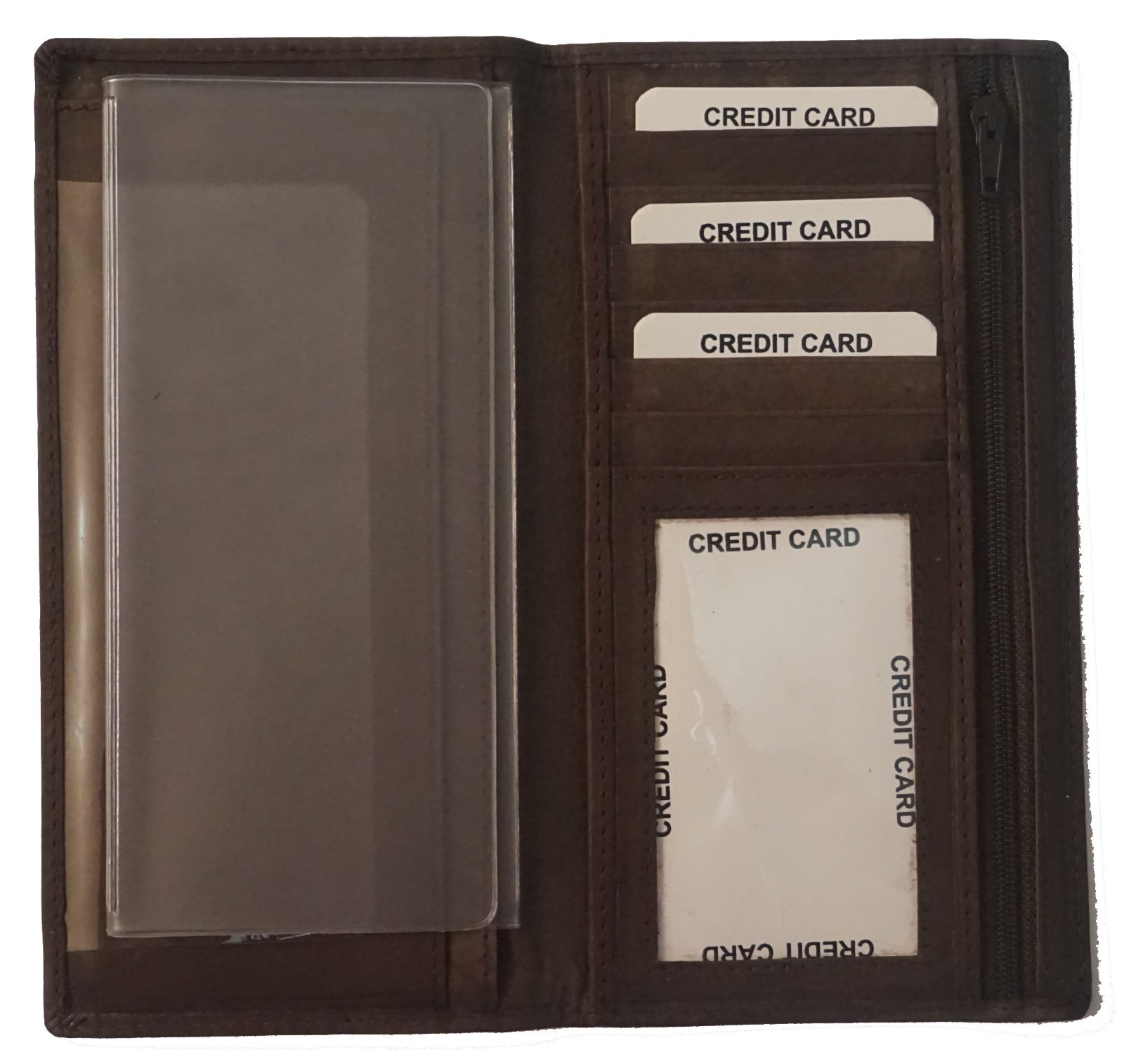 Standard Checkbook Divider Insert Duplicate Clear Vinyl Cover Size 6x2 ...