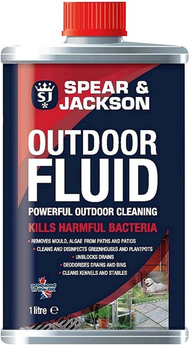 Outdoor Disinfectant Fluid 1 Litre Spear & Jackson OUTDOOR CLEANING ...