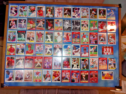 Cincinnati Reds Baseball Card Lot (Larkin, Davis, Parker, Bell, Franco ...