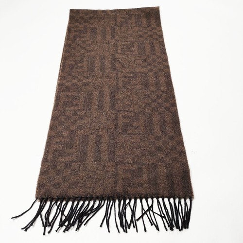 Fendi Stole Browns Black Wool 100% 450110 | eBay