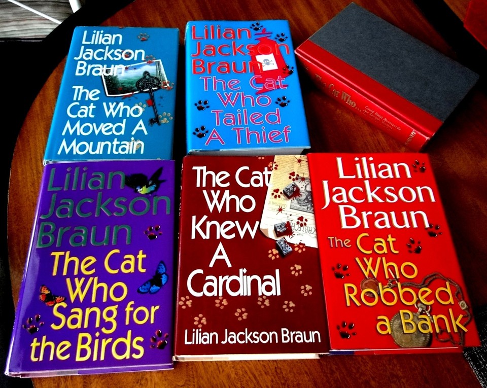 Cat Who Book Series Lot of 10 Lillian Jackson Braun HC/DJ Very Good 1 ...