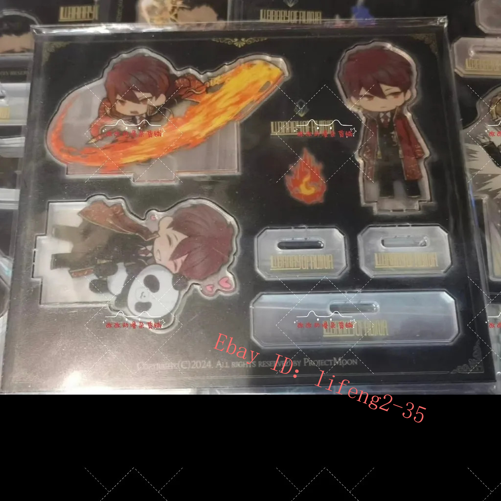 3Pcs Anime Library of Ruina Lowell Q Ver Acrylic Figure Stand Decor ...