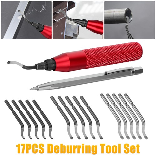 Deburring Tool + 15 High Speed Steel Rotary Burr Removal Blades ...