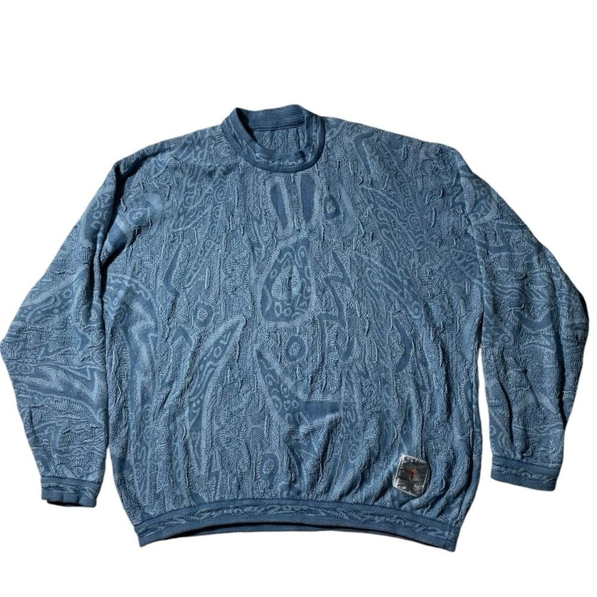 Vintage Coogi Rare Olympics 2000 Sydney Australia Blue Knit Vintage Coogi Rare Olympics 2000 Sydney Australia Blue Knit