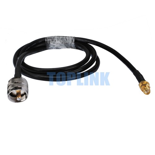 SMA Female Jack to UHF PL-259 Male Plug Adapter RF Pigtail Coax Cable ...