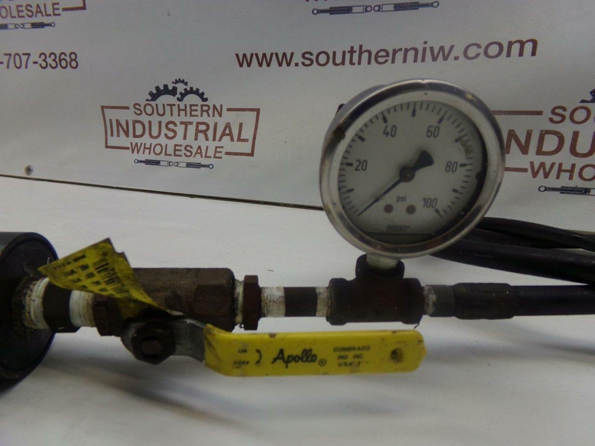 HYDAC Accumulator Charging Kit Pressure Gauge, Hydraulic, 3000 Psi ...