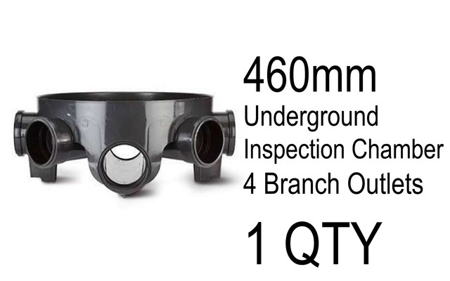 Polypipe Underground Drainage Inspection Manhole Chamber Base 460mm ...