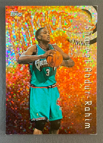 SHAREEF ABDUR-RAHIM 1997-98 Topps Season's Best SB28 - EXMT CONDITION ...