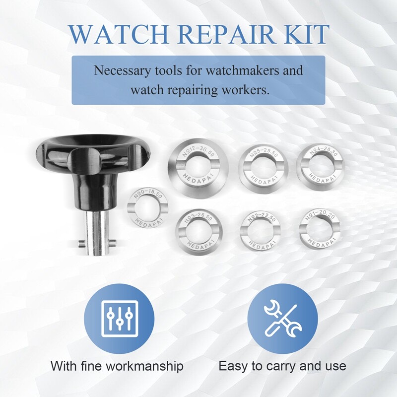 Key Closing Tool Watch Back Case Opener 7 Size Types Professional ...