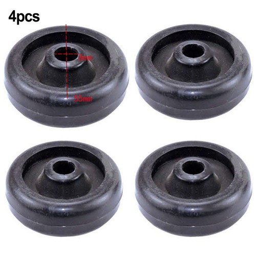 55mm Nylon Caster Wheels 4pcs for Exercise Bike and For Treadmill ...