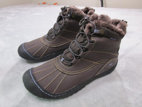 JBU by Jambu Pullman Boots Womens Size 10 Brown Faux Fur Lined Winter ...